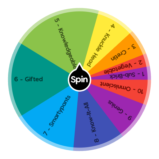 Fallout Trait: Intelligence | Spin the Wheel - Random Picker