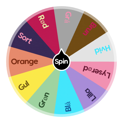 Farver | Spin The Wheel App