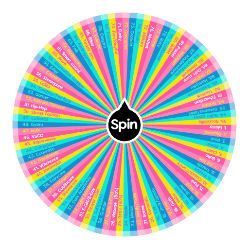 Fashion styles🛍️ | Spin the Wheel - Random Picker