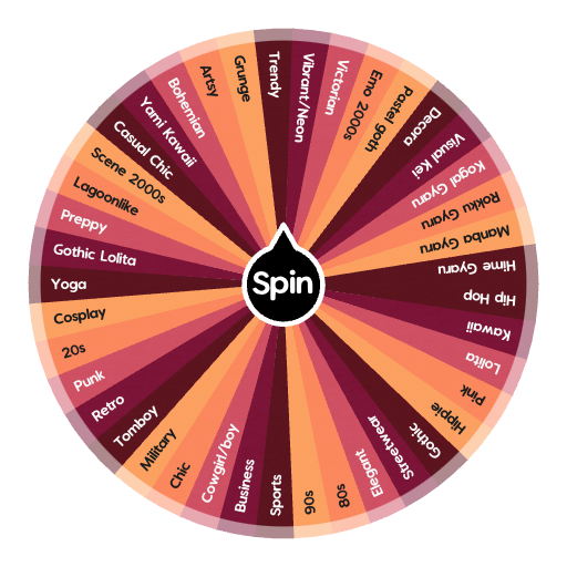 Fashion Styles | Spin the Wheel - Random Picker