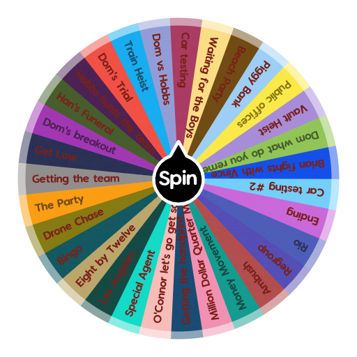 Fast Five Events | Spin the Wheel - Random Picker