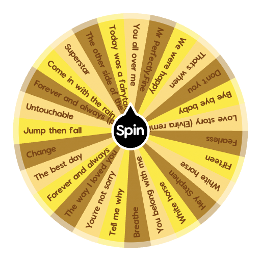 Fearless (Taylor’s Version) | Spin the Wheel - Random Picker