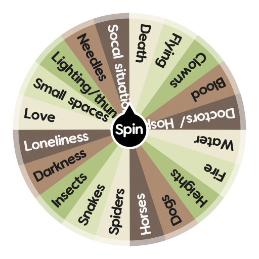 Fears | Spin the Wheel - Random Picker