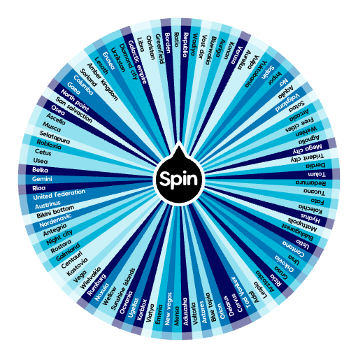 fictional countries | Spin The Wheel - Random Picker
