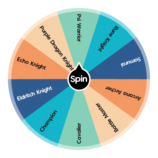 Fighter Subclasses | Spin the Wheel - Random Picker