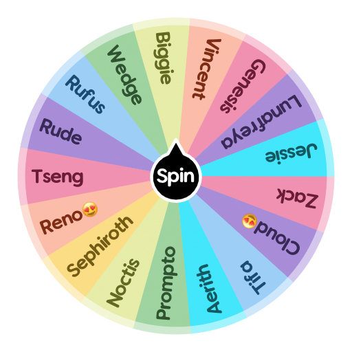 Final fantasy characters😍 | Spin the Wheel - Random Picker