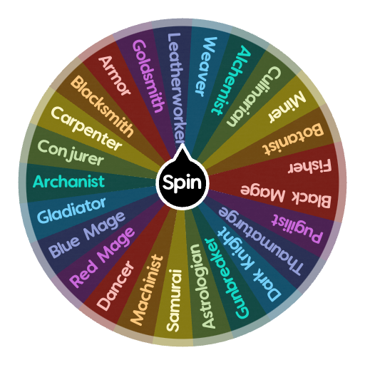 Final Fantasy - Which Role to Play | Spin the Wheel - Random Picker