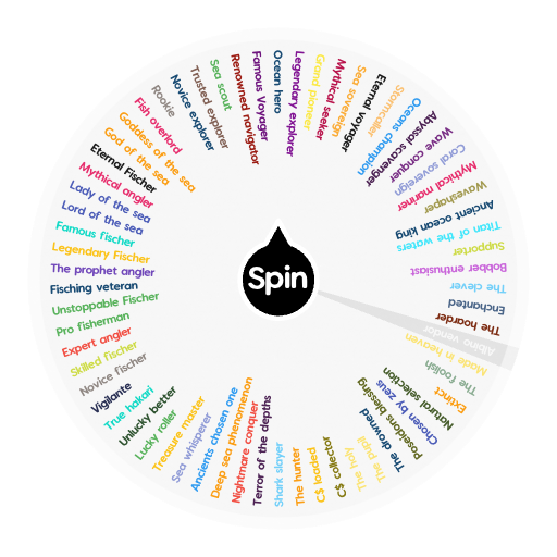 Fisch titles | Spin the Wheel - Random Picker