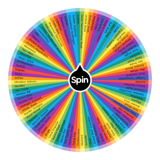 Fishing Until We Catch A... | Spin the Wheel - Random Picker