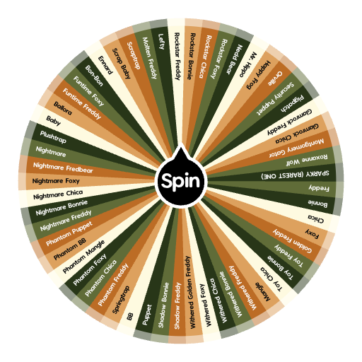 FNAF CHARACTER WHEEL | Spin The Wheel - Random Picker