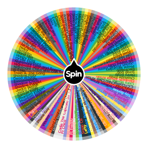 Fnaf Characters (book series added) | Spin the Wheel - Random Picker