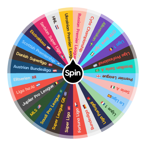 Football Leagues | Spin the Wheel - Random Picker