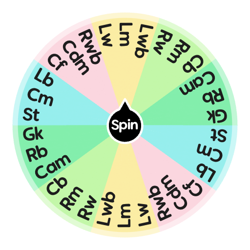 Football Positions | Spin the Wheel - Random Picker