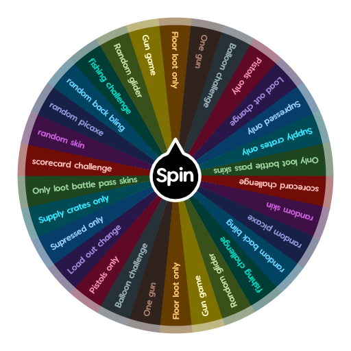 Fortnite challanges | Spin the Wheel - Random Picker