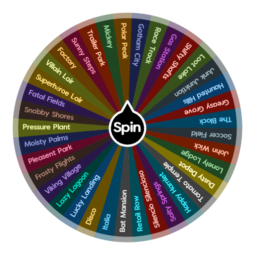 Fortnite Locations | Spin the Wheel - Random Picker