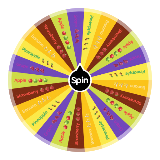 Fruits 🍍🍎🍓🍇 | Spin The Wheel App
