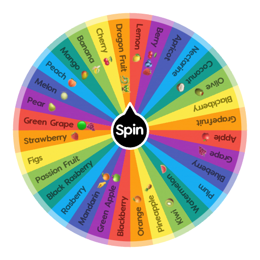 Fruits | Spin the Wheel - Random Picker