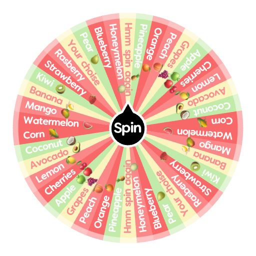 Fruits and berries to eat | Spin the Wheel - Random Picker