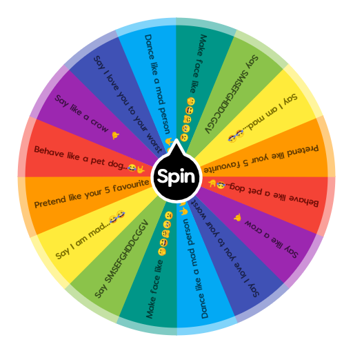 Funny Dares Spin The Wheel Random Picker