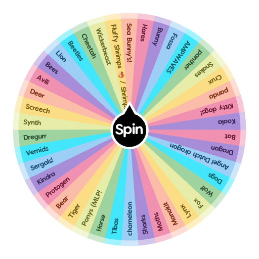 FURRY SPECIES WEEL :3 | Spin the Wheel - Random Picker