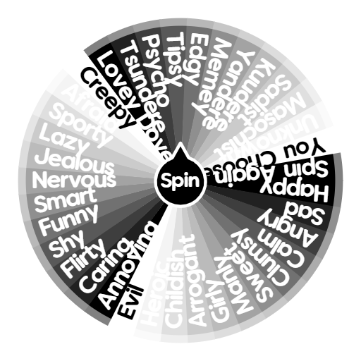 Gacha Personality Statuses | Spin The Wheel - Random Picker