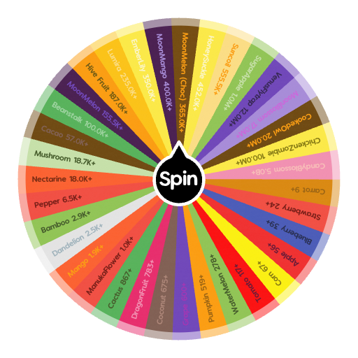 GaG Spin (Crafting Update) | Spin the Wheel - Random Picker