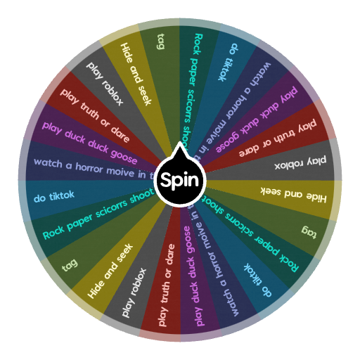 games to play with ur friend/family♡~ | Spin the Wheel - Random Picker