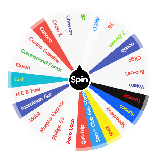 Gas Stations | Spin the Wheel - Random Picker