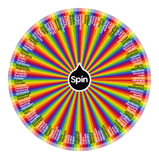 Gen 1 Pokémon | Spin the Wheel - Random Picker
