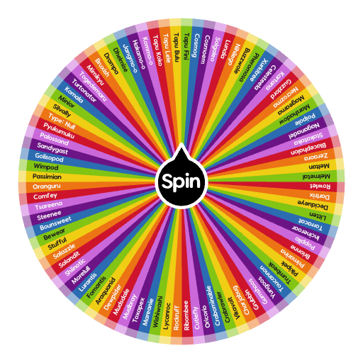 Gen 7 Pokémon | Spin the Wheel - Random Picker