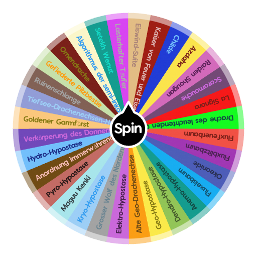 Genshin Bosse (GER) 4.0 | Spin The Wheel - Random Picker