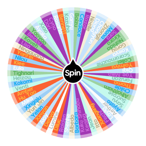 Genshin Characters (Updates every time a character is released) | Spin ...