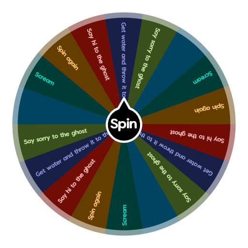 Ghost wheel (only play in the dark) | Spin the Wheel - Random Picker