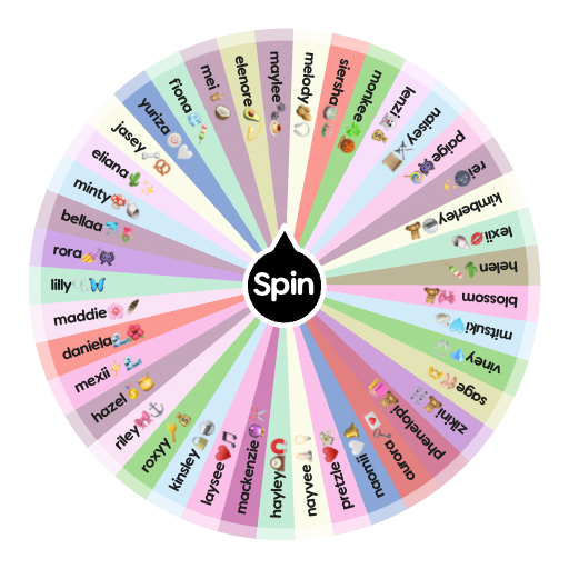 •girl names💕‼️• | Spin the Wheel - Random Picker