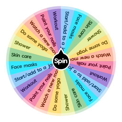 Glow up activity | Spin the Wheel - Random Picker