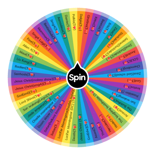 God and demons and demi-gods | Spin The Wheel - Random Picker