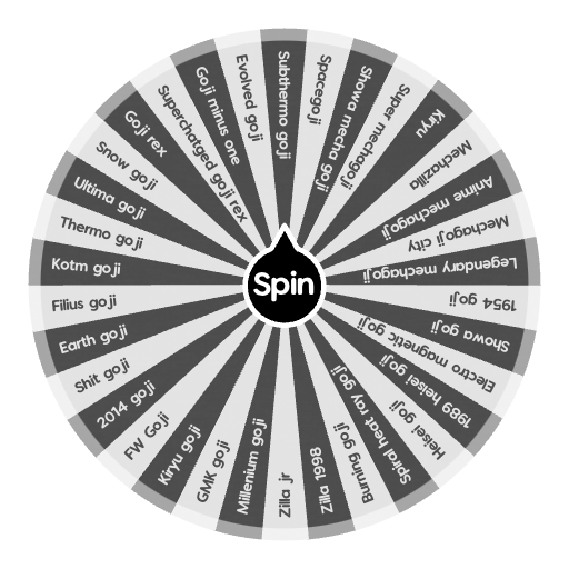 Godzilla elimination wheel (live action) | Spin the Wheel - Random Picker