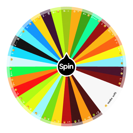 Grades P+ To Z—- | Spin the Wheel - Random Picker