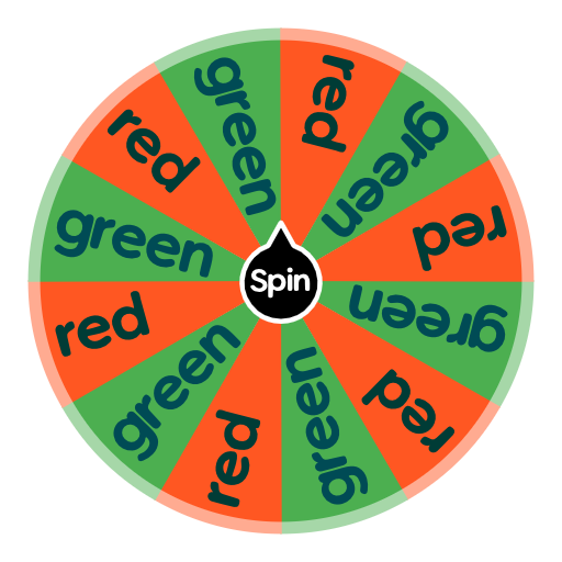 green or red | Spin the Wheel - Random Picker