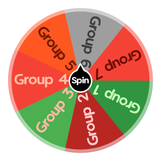 Groups of 7 Continents | Spin the Wheel - Random Picker