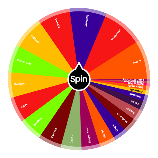 GROW A GARDEN FRUITS | Spin the Wheel - Random Picker