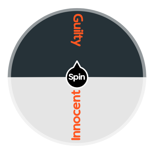 Guilty or innocent? | Spin the Wheel - Random Picker