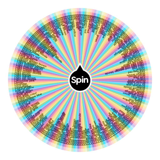 Hair color | Spin the Wheel - Random Picker