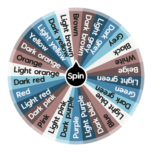 Hair Colors Spin The Wheel Random Picker Hair Colors Spin The Wheel Random Picker