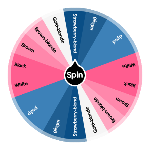 Hair colours | Spin The Wheel - Random Picker