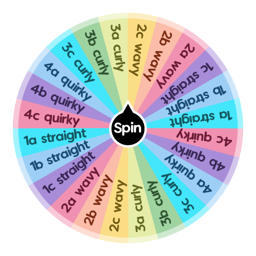 Hair Type Spin The Wheel Random Picker