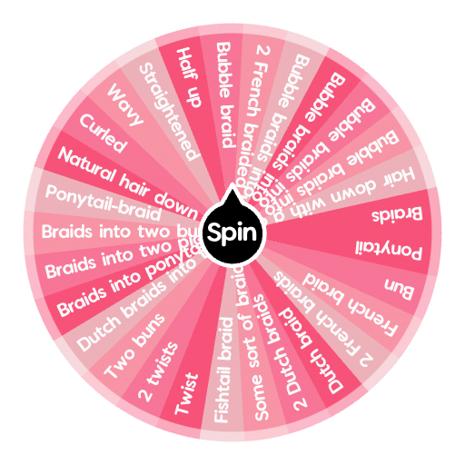 Hairstyles for girls | Spin the Wheel - Random Picker