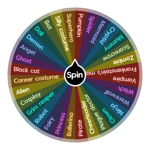 Halloween costumes | Spin the Wheel - Random Picker