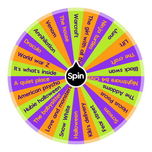 🎃🦇Halloween sleepover🦇🎃 | Spin the Wheel - Random Picker