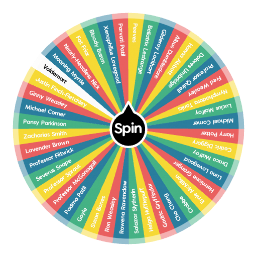 Harry Potter Characters!! (Don't get Voldemort) | Spin The Wheel ...